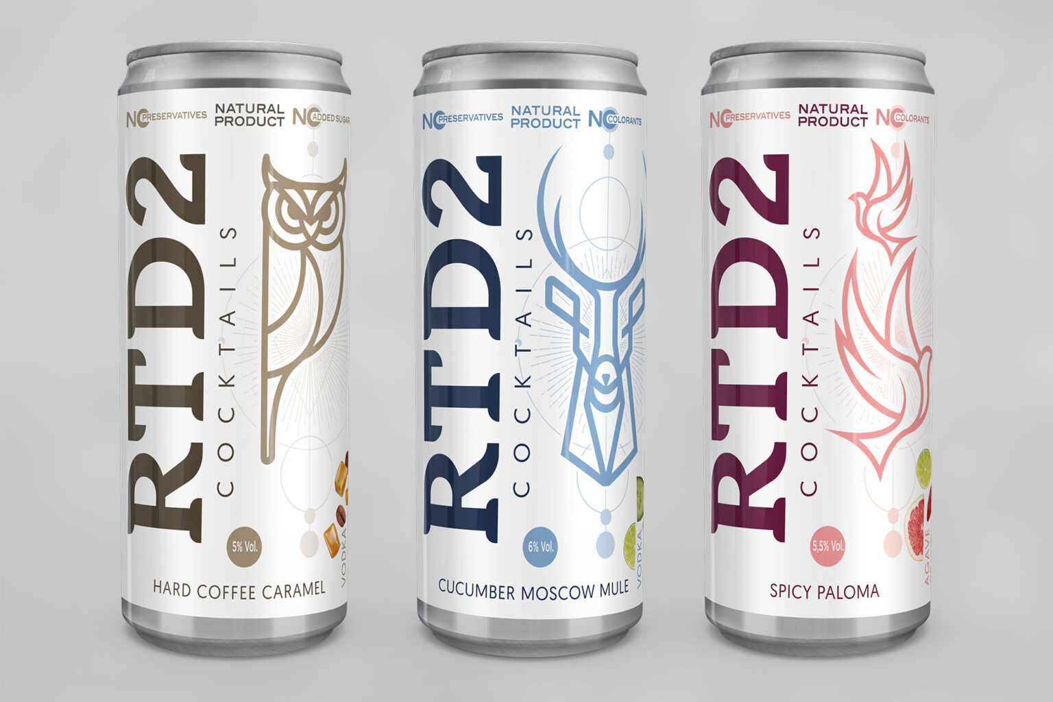 Diseño bebidas en lata RTD cocktail - Especialistas en Packaging ...